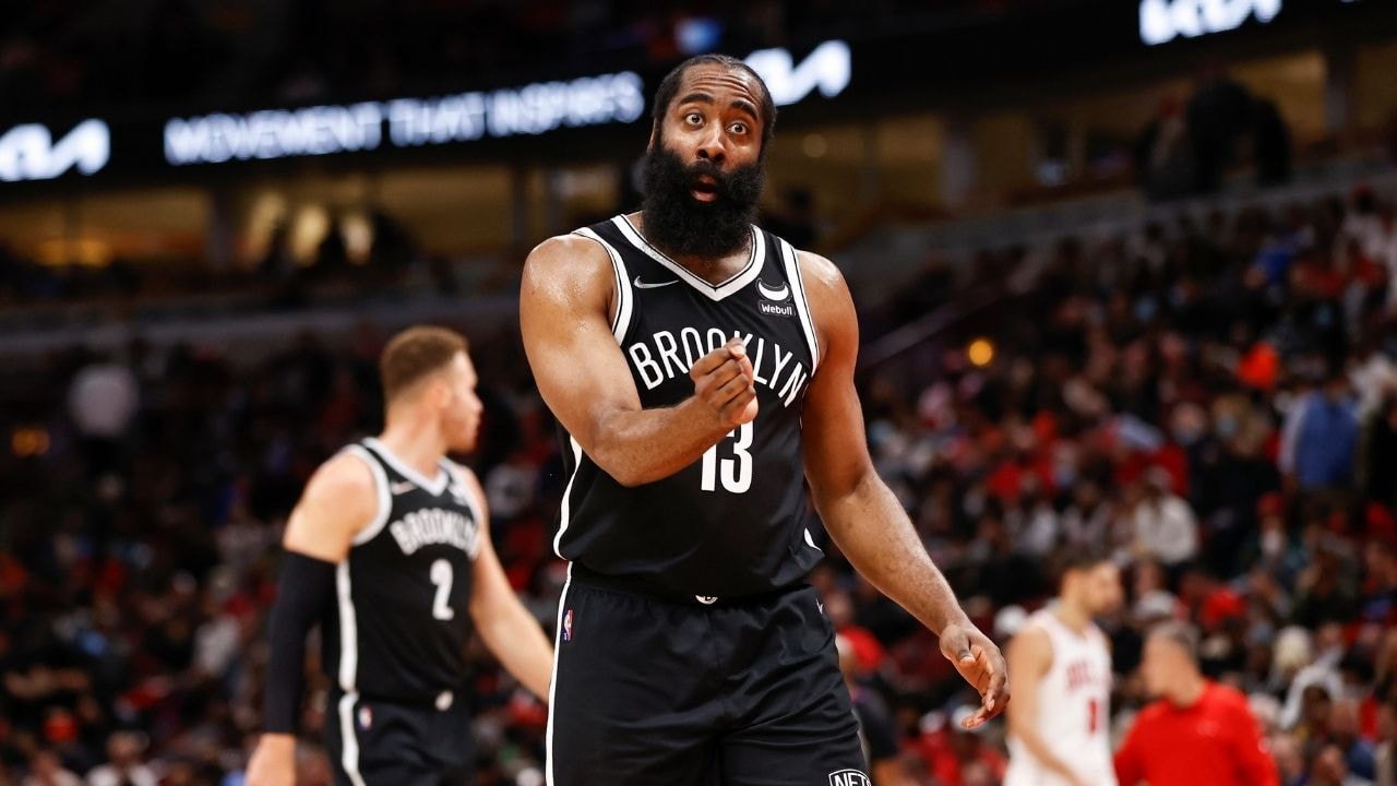 "James Harden was on the bench for a 35-point and a 48-point loss ...