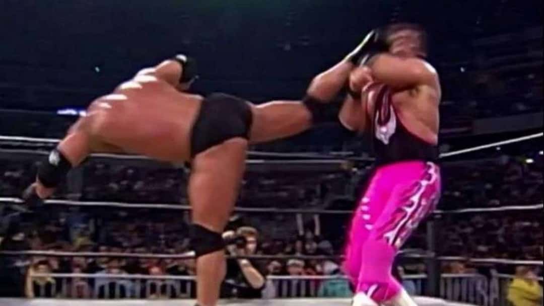 “S***, that’s your fault” – Bret Hart blamed by Goldberg’s trainer for his career ending injury ...