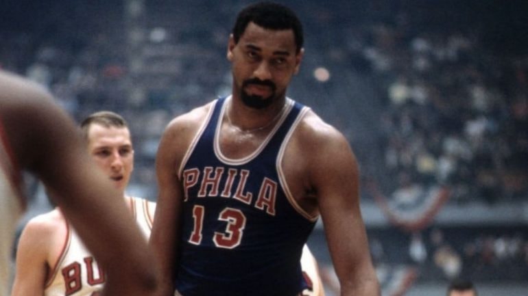 "Wilt Chamberlain could not only block your shot, he could catch it ...