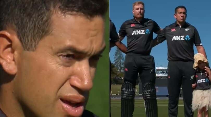 Ross Taylor crying video: Ross Taylor gets emotional during national ...