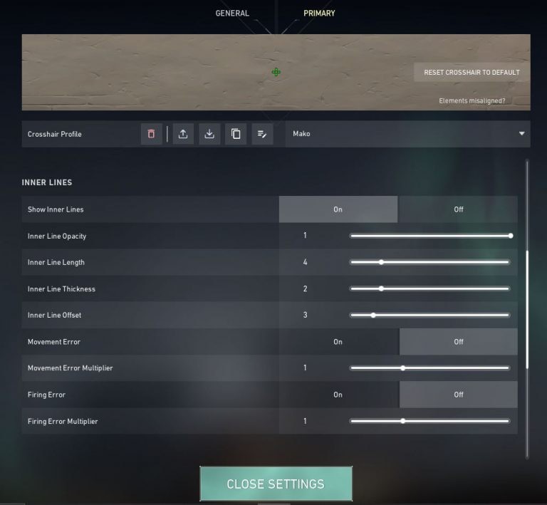 MaKo Valorant Settings: Gear, Mouse Sensitivity, Crosshair, Key binds ...