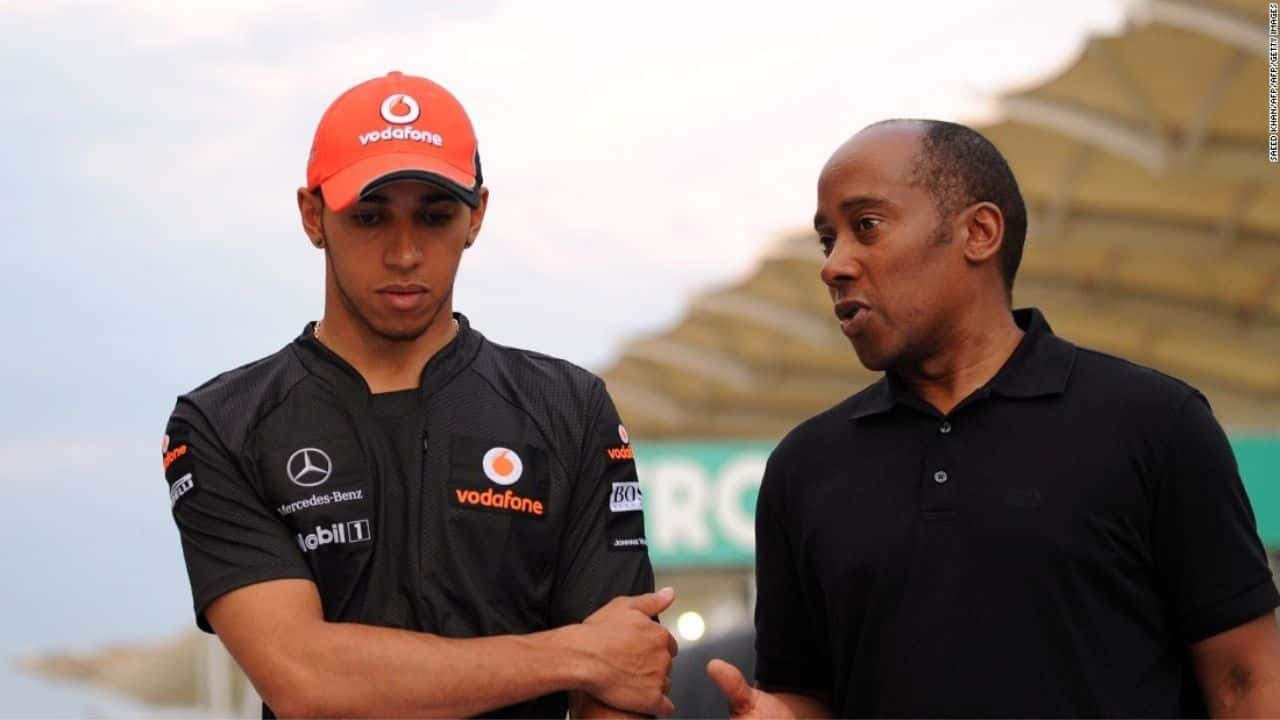 "He did not give me a hug when I was a kid" - Lewis Hamilton salutes ...