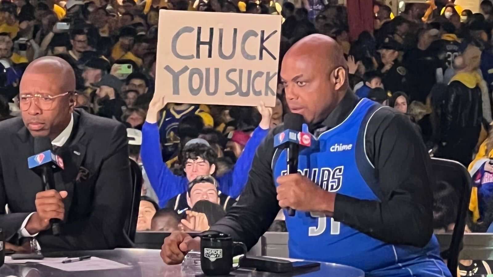 "CHUCK YOU SUCK": Warriors fans had a clear message for Charles Barkley ...