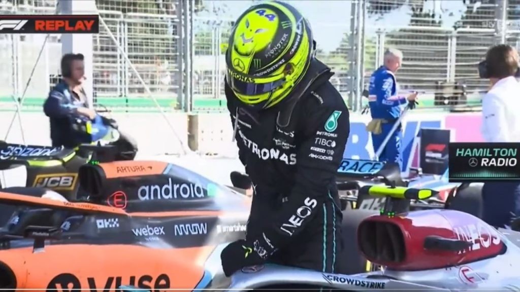 "Just biting down on my teeth in pain"- Watch Lewis Hamilton struggle ...