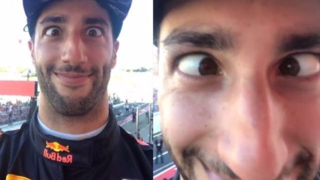 "Carlos Sainz just shows him the middle finger!"- When Daniel Ricciardo ...