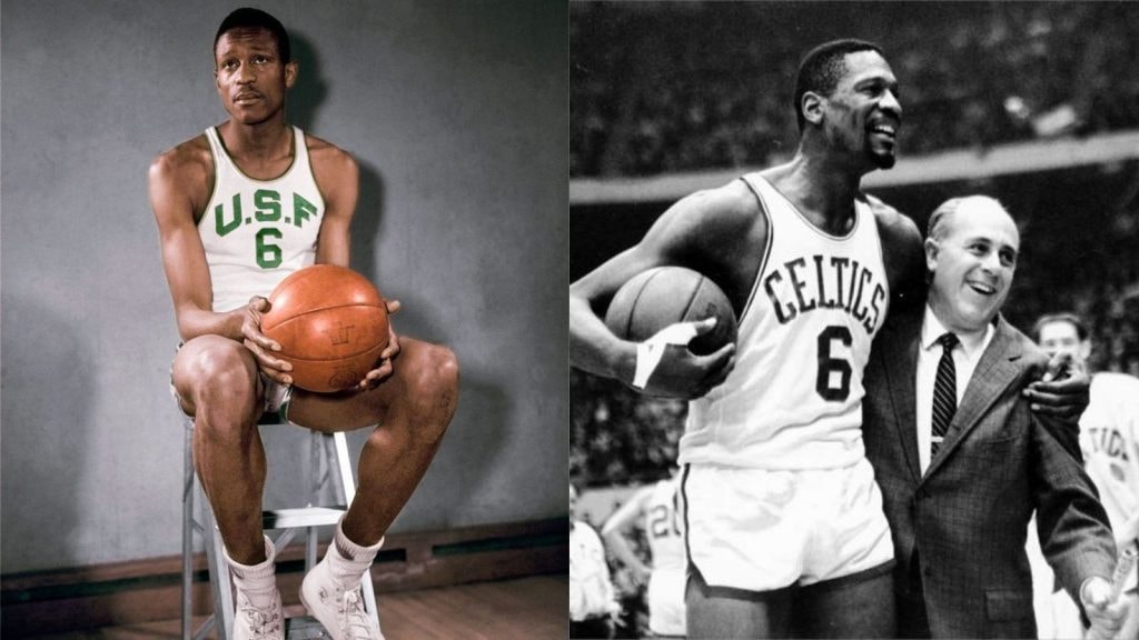 A 6ft 10" Bill Russell was an athletically gifted beast of nature who ...