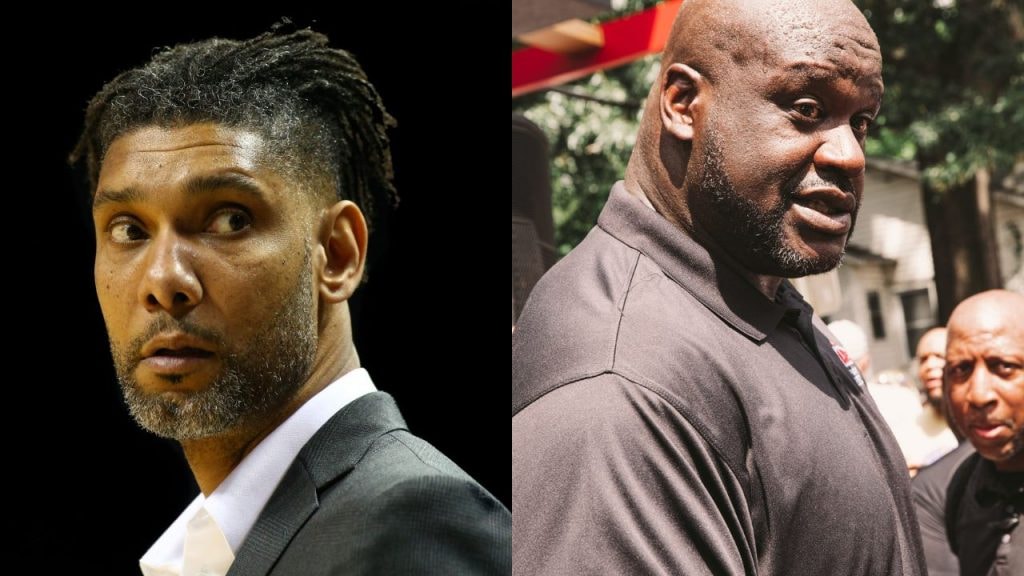 7-foot Shaquille O'Neal's shocking confession on Tim Duncan being GOAT ...