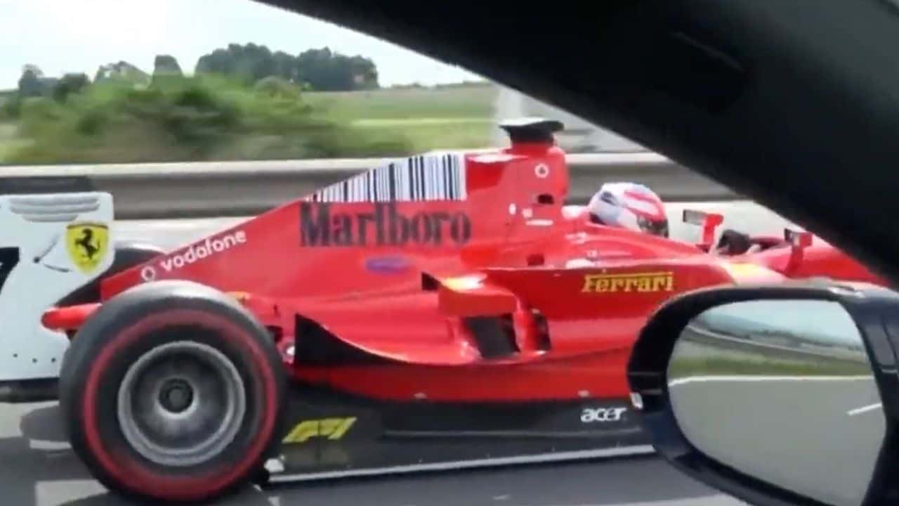 Man escapes $421 in fine for driving illegal F2 car in Ferrari livery ...