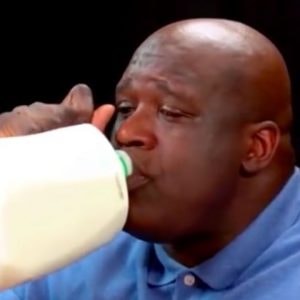 325 lbs Shaquille O'Neal lost Round 2 against Spicy Food, was bested by ...