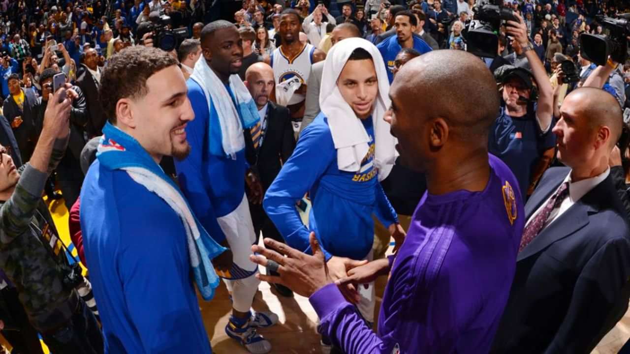 Kobe Bryant paid Stephen Curry and Klay Thompson the ultimate ...