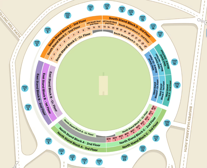 Barsapara Stadium capacity for spectators: Guwahati Barsapara Stadium ...