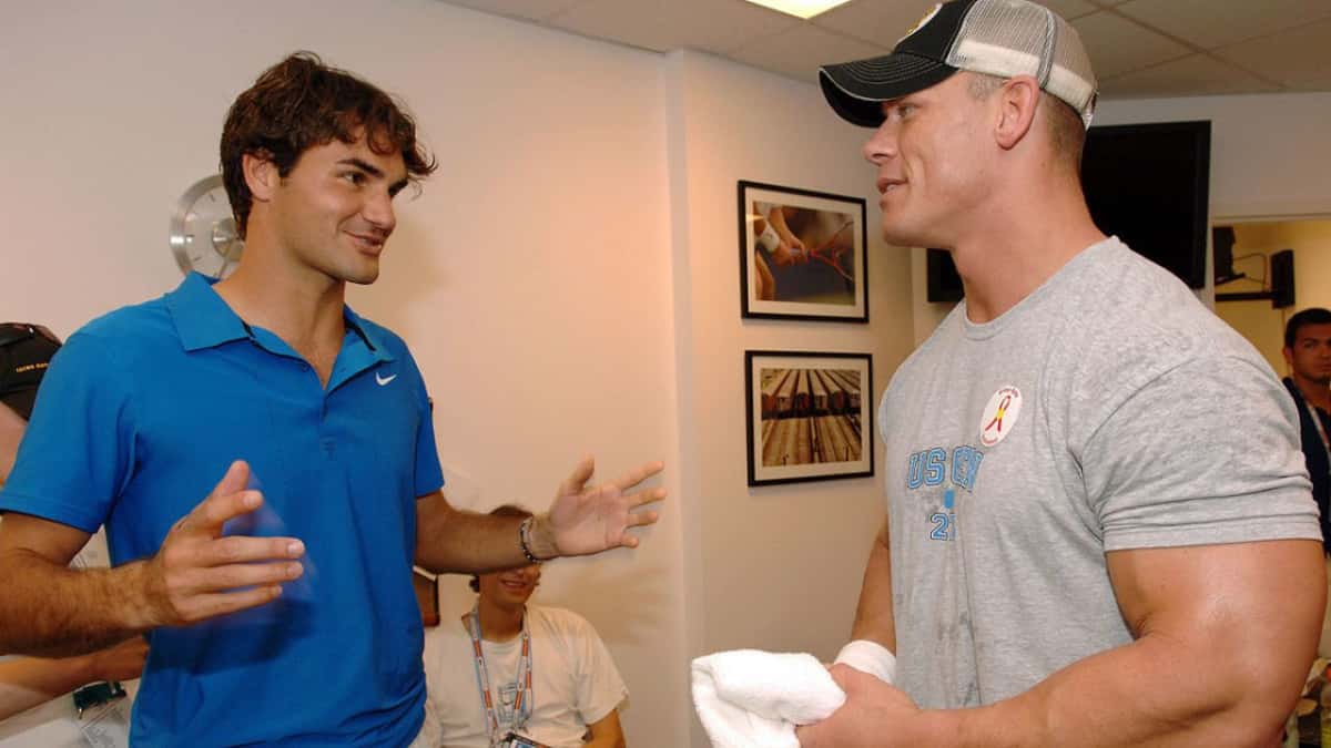 “Roger Federer Was Screaming Doing Impersonations of WWF Characters ...
