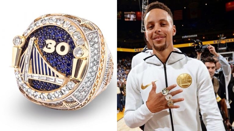 Who Made the 74 Sapphires Engraved Golden State Warriors Championship ...