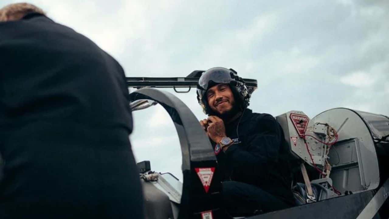 7-time world champion Lewis Hamilton once blacked out in fighter jet ...