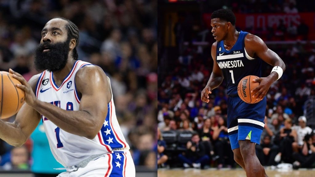 225 lbs Anthony Edwards Admits James Harden Being Inspiration Behind ...