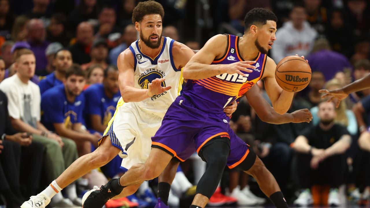 "I love Klay Thompson": Devin Booker Extinguishes any Fires While Holding 4x Champ to 0/3 from 3 ...