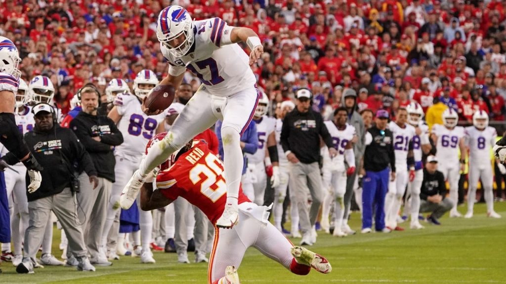 Superman Josh Allen's Jump Over Chiefs Defender Gifts Fans Another ...
