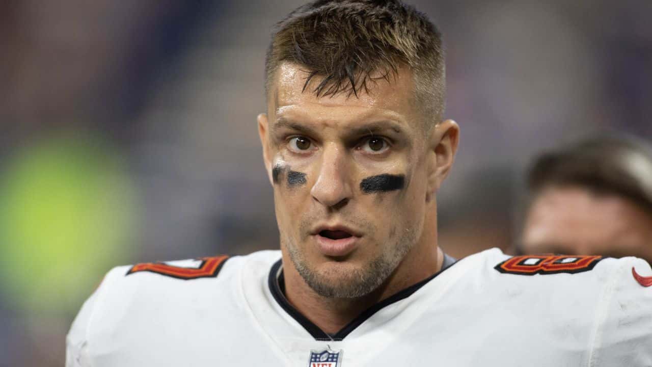 Rob Gronkowski Once Used a Lombardy Trophy as a Baseball Bat Which Left ...