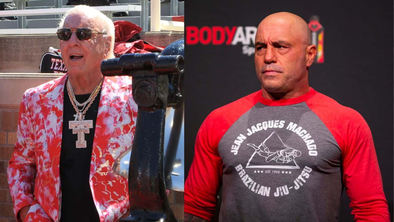 “We’ll See if You Can Take It!” – Ric Flair Calls Out Joe Rogan for ...