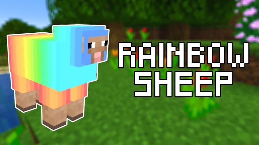How to Make a Rainbow Sheep in Minecraft - The SportsRush