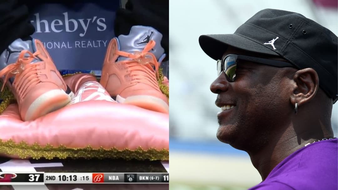 DJ Khaled Puts His $225 Air Jordan 5s On a Pillow, Courtside, and ...