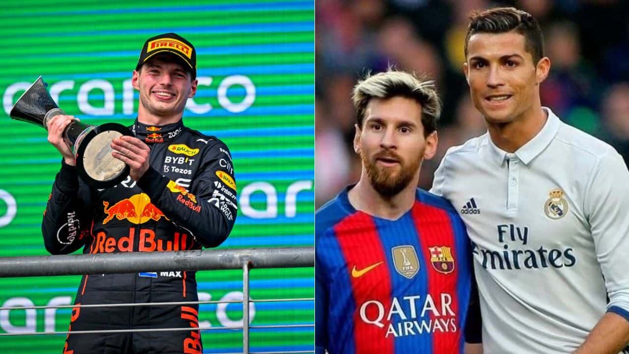 "I think Messi has more talent than Cristiano": Max Verstappen speaks ...