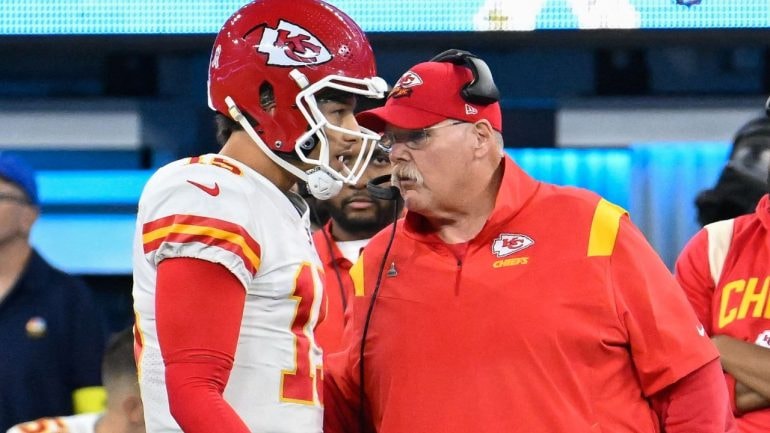 Patrick Mahomes Reveals How His 'Fake Mustache' Made Coach Andy Reid's ...