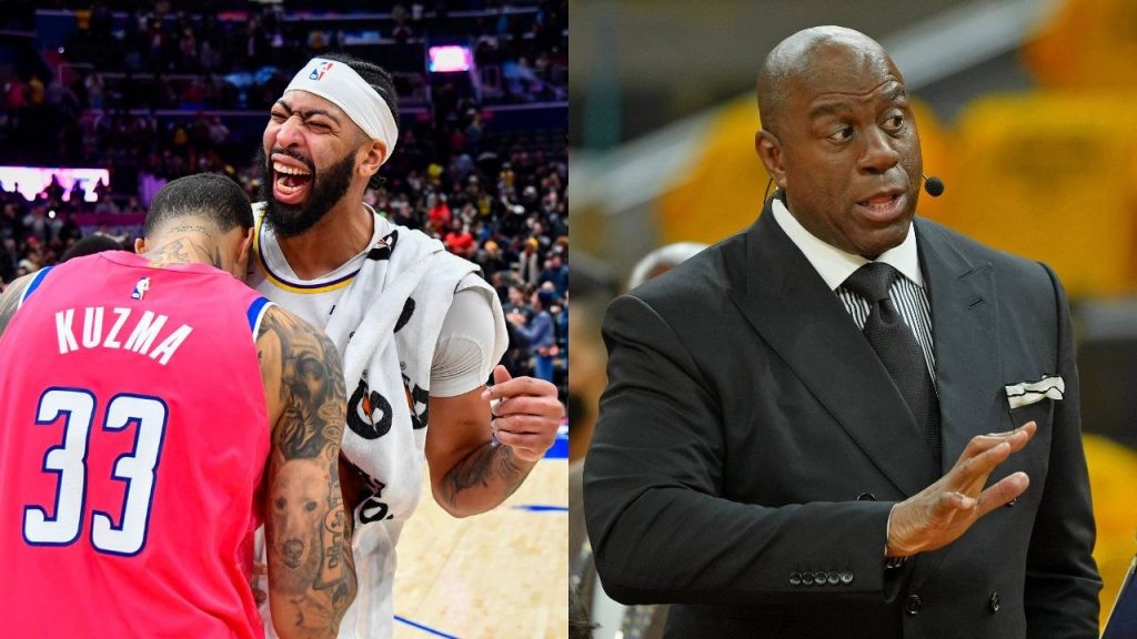 "Anthony Davis leads the NBA MVP race!": Magic Johnson Heaps a Mountain ...
