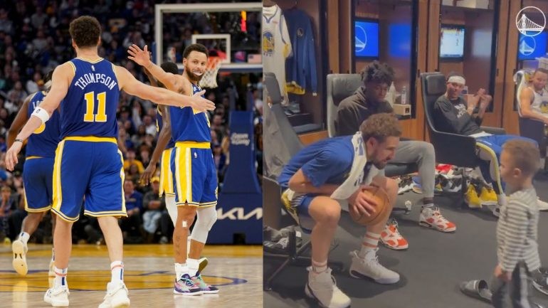 "Canon Curry, You're a Better Passer Than Your Dad!": When Klay Thompson Trolled Stephen Curry ...