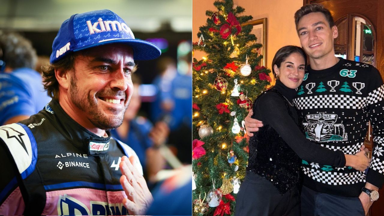 George Russell smokes cigars, welcomes 2023 with Fernando Alonso in a ...