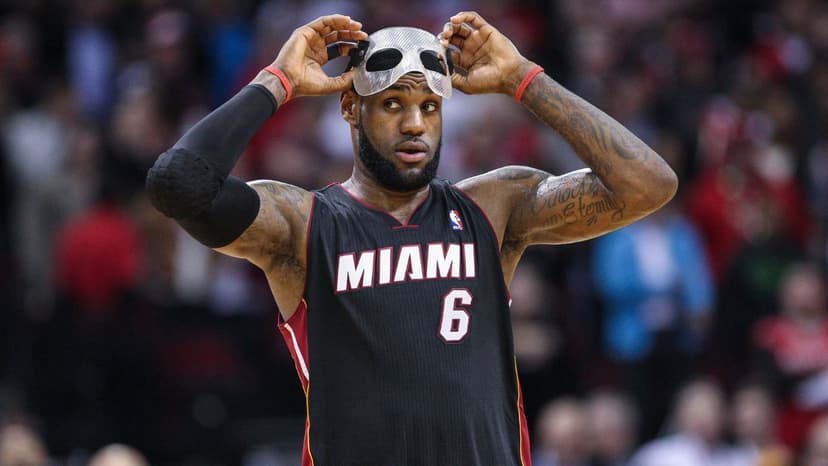 "Only LeBron James Can Make Breaking Your Nose Look Cool": NBA Banned ...