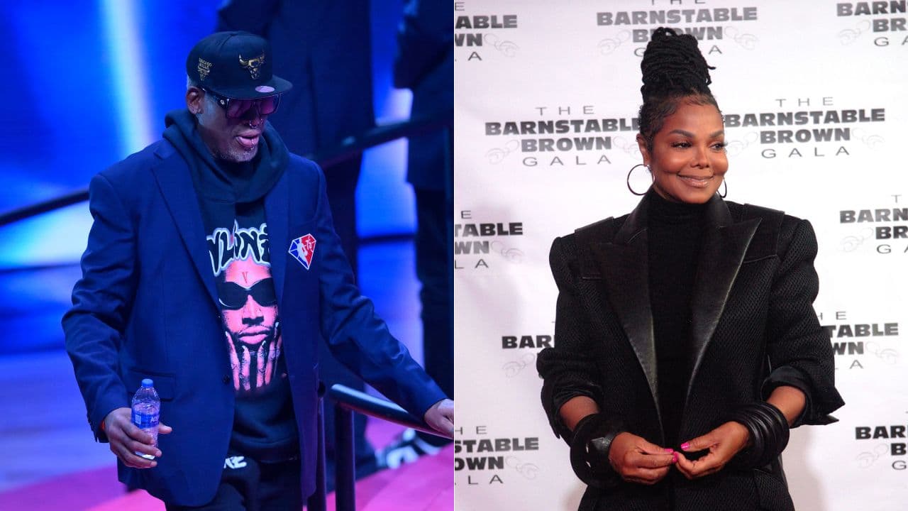 "Dennis Rodman Can't Keep His Hands Off Rebecca Romijn": Bulls Legend’s ...