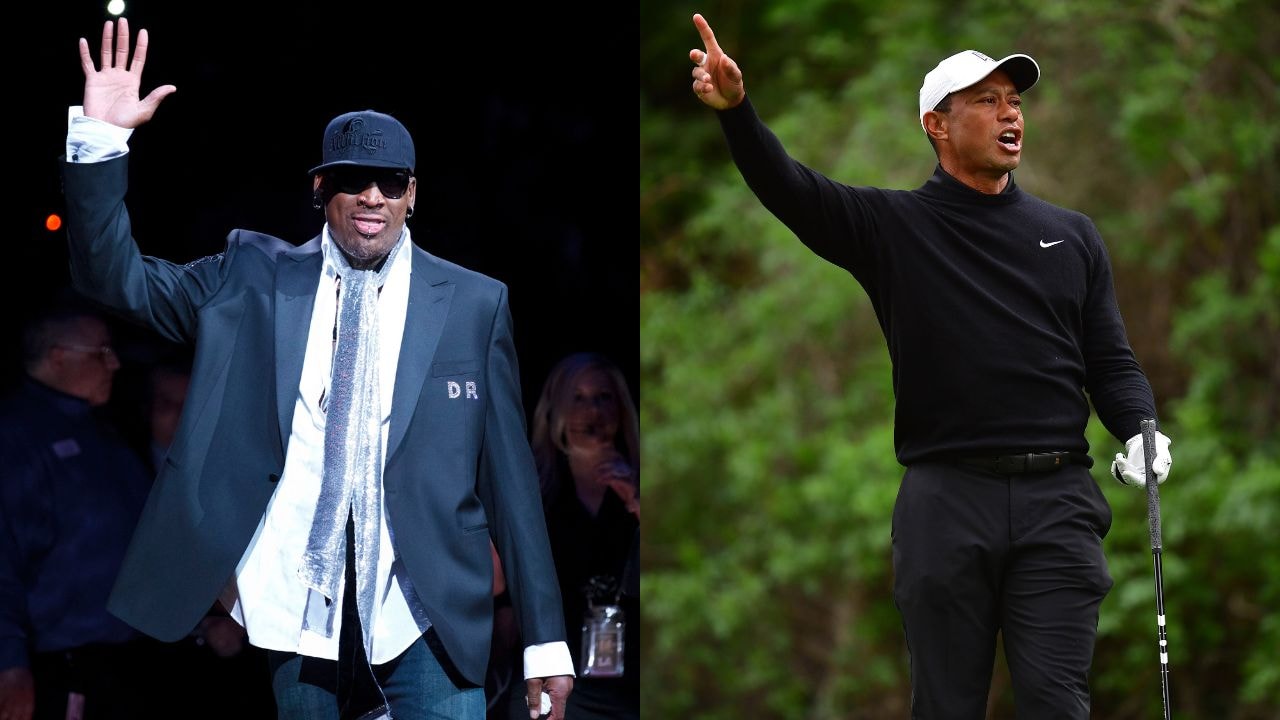 Down $25,000 in Chips, Dennis Rodman Did Not Detect Tiger Wood’s ...