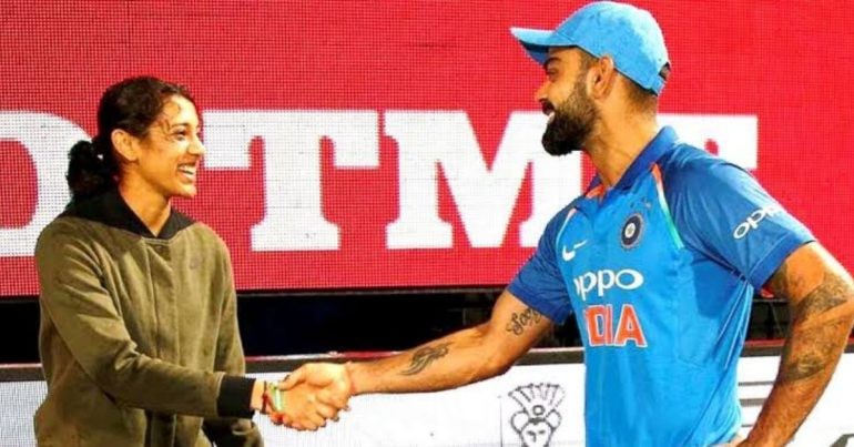 Smriti Mandhana RCB: Virat Kohli and Smriti Mandhana Jersey 18 to ...