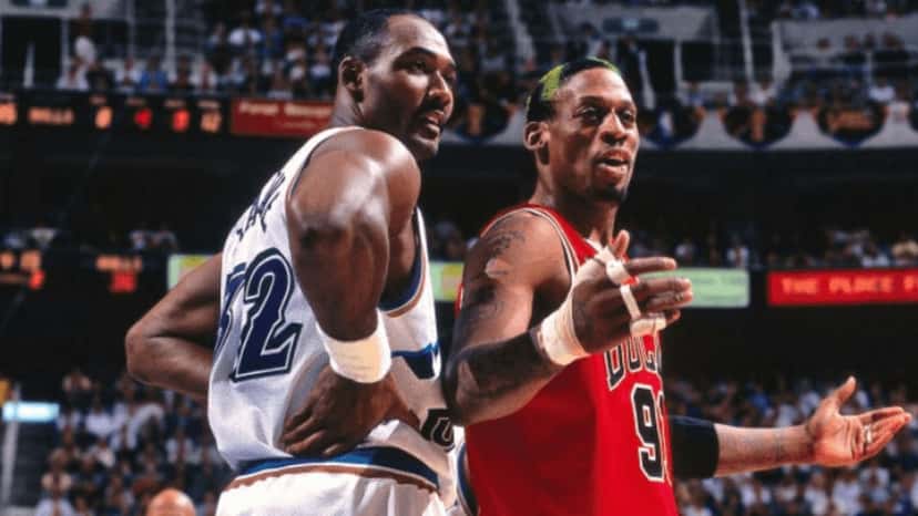 Dennis Rodman and Karl Malone Capitalized on 1998 NBA Finals to Draw ...