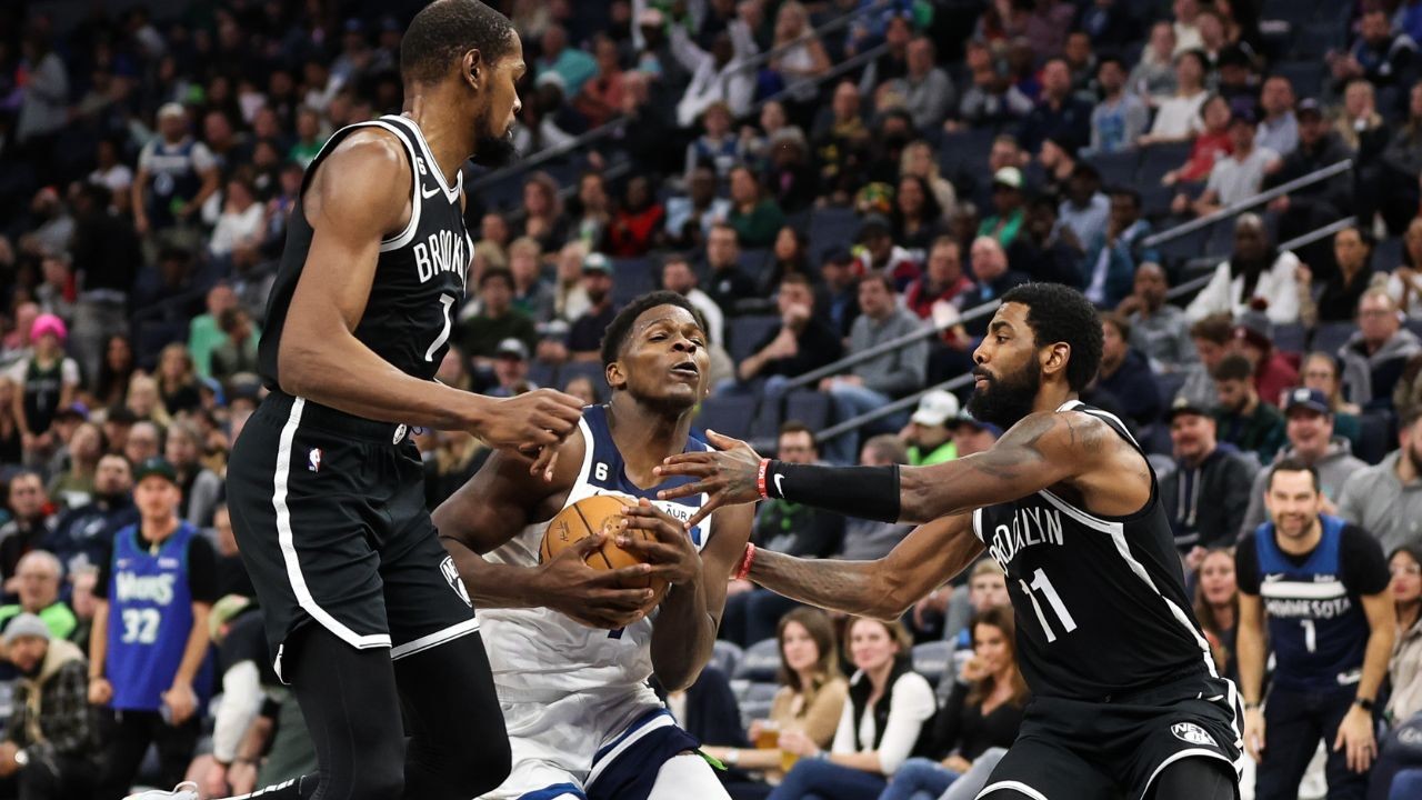 "I Am Just As Good as Kevin Durant": Anthony Edwards Confident He Can Perform at Kyrie Irving ...