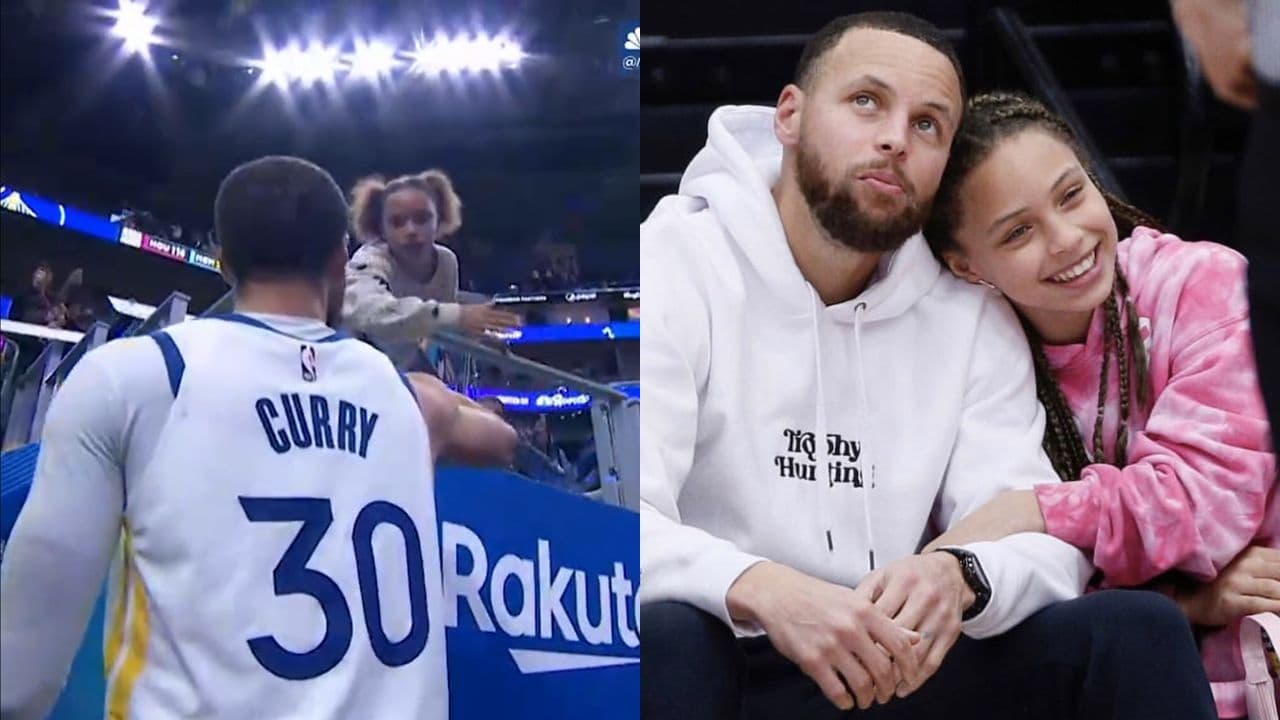 WATCH: Stephen Curry Shares an Incredibly Cute Moment With 10-Year-Old Daughter Riley Curry ...