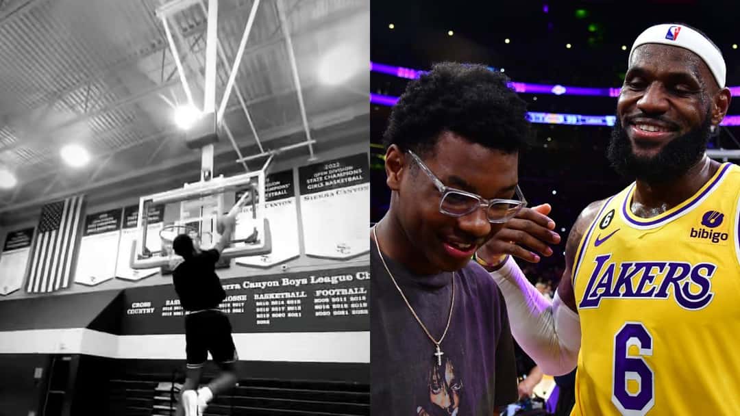 6ft 6” Bryce James, Who's Taller Than Bronny, Posts Incredible Off-The ...