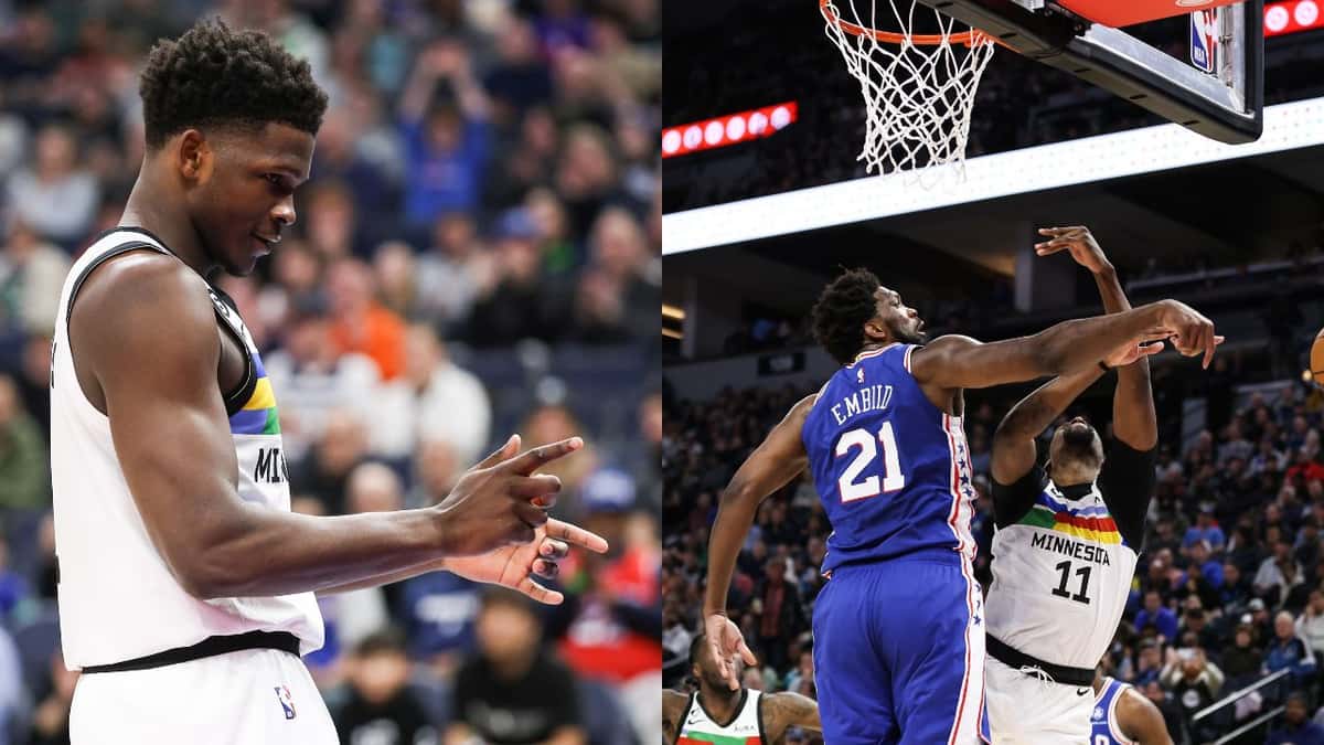 "Joel Embiid is the MVP of the League": Anthony Edwards Backs Sixers Star Over Nikola Jokic ...