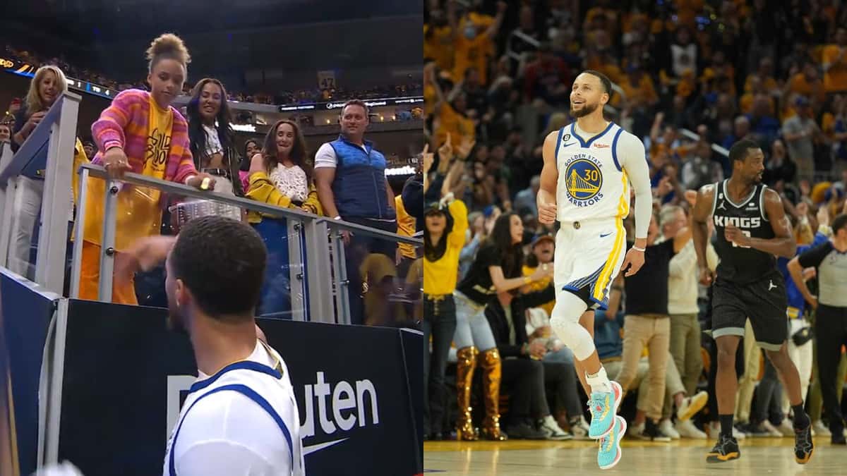 WATCH: Stephen Curry Shares an Adorable Moment With Daughter Riley After Game 4 Win Over Kings ...