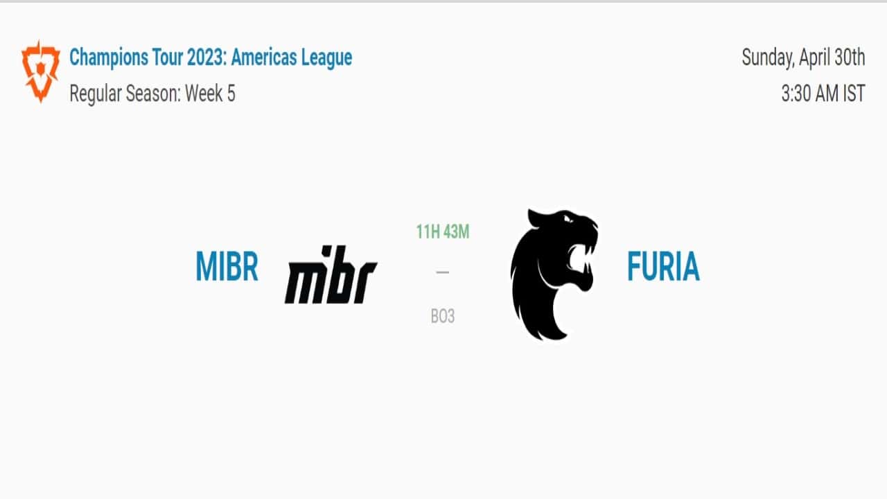 Valorant Americas Match-Up: FURIA vs MIBR; Predictions, Head to Head, How to Watch and More ...