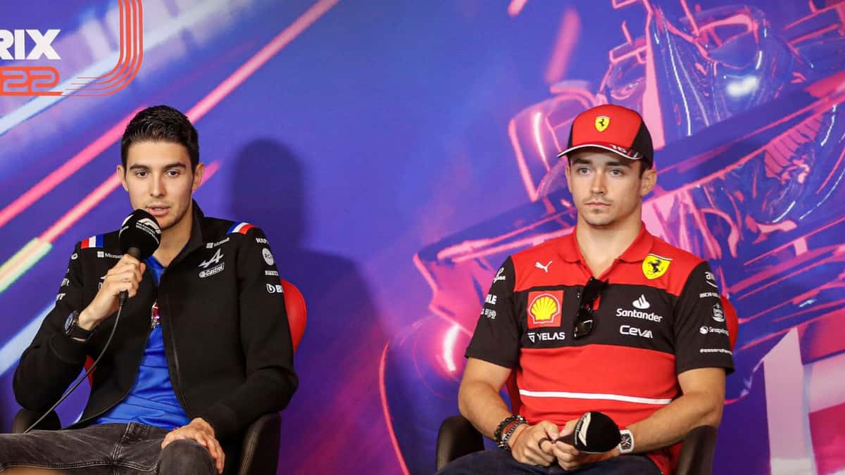 Esteban Ocon Symphatizes With Charles Leclerc After Fans Crowd Ferrari ...