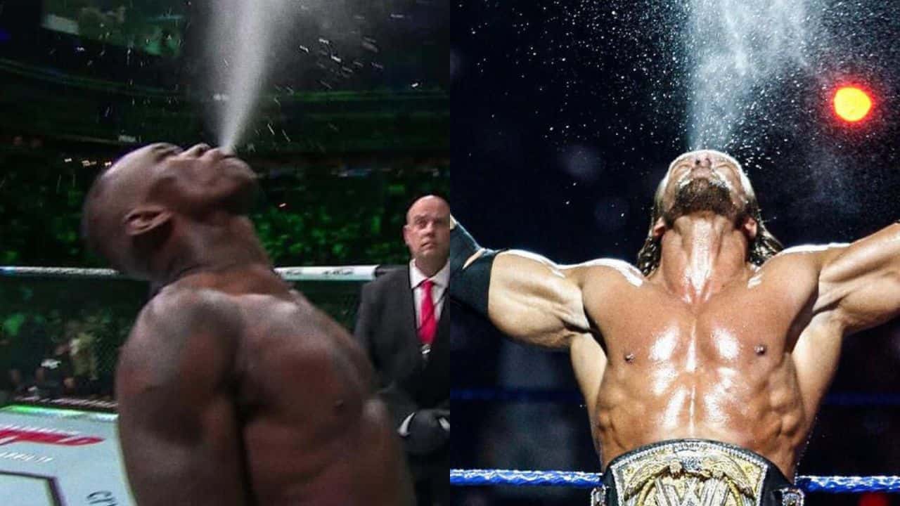 New Champion Israel Adesanya Channeled Triple H by Doing His Iconic ...