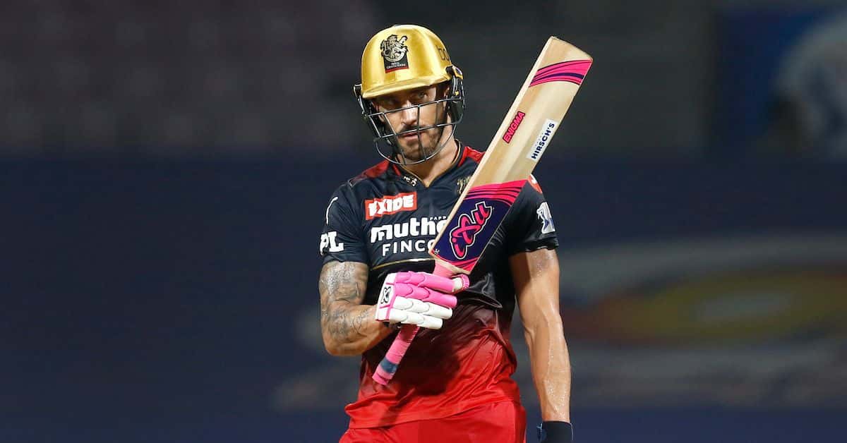Faf du Plessis in Chinnaswamy Stadium: How many runs has RCB's captain scored in Bangalore ...