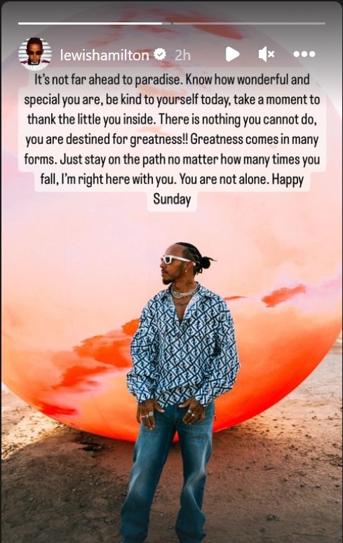 Lewis Hamilton Continues to Inspire His Millions of Fans With ...