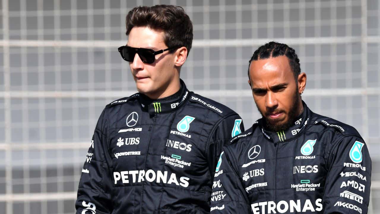 George Russell Happy To Have Shared Mercedes Downfall Blame With Lewis ...