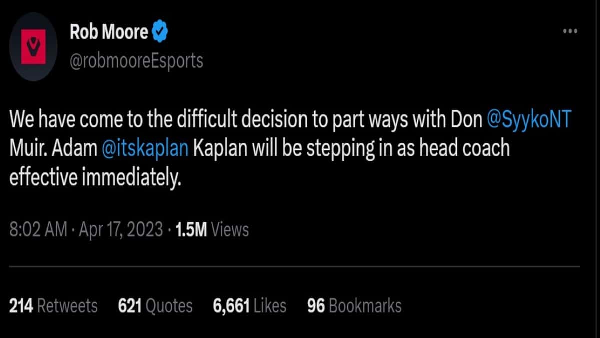 Sentinels Valorant Fire Head Coach SykkoNT after Loss to Leviatan ...