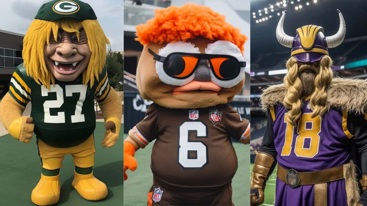 AI-Generated NFL Mascots: Fans Go Ballistic as Reimagined Mascots Come ...