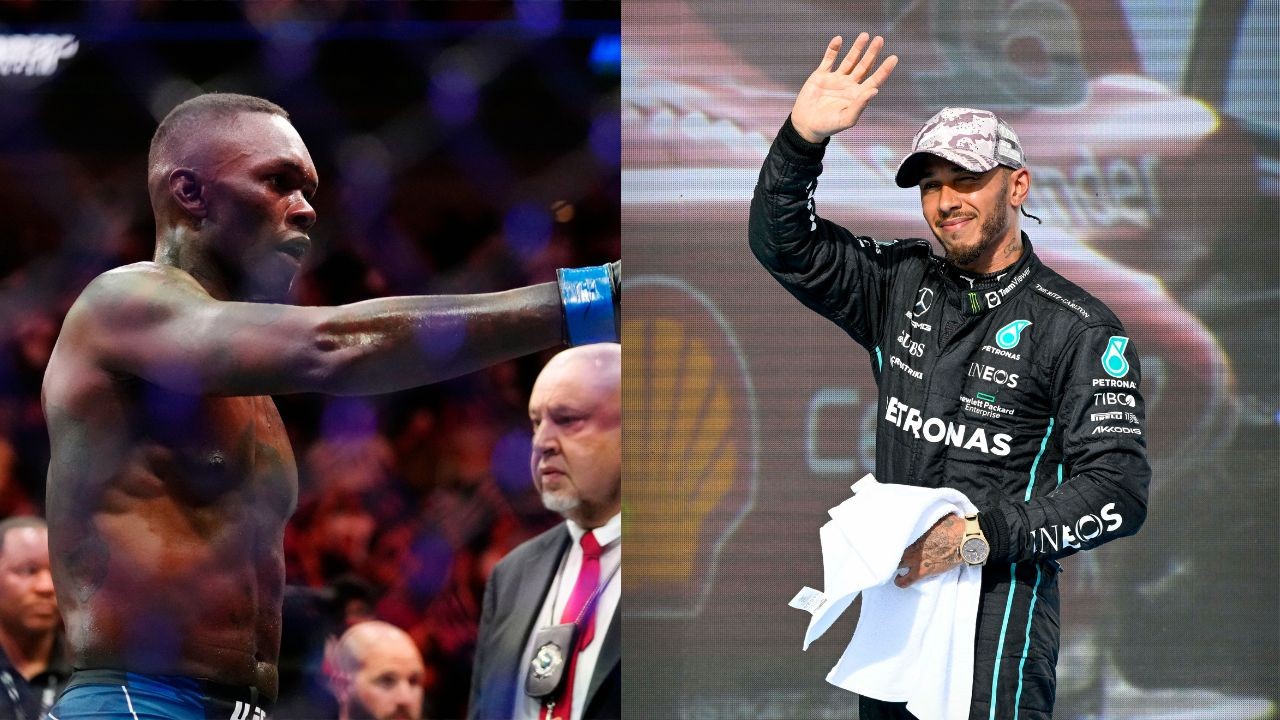 “My Team”: Israel Adesanya Bets $20,000 on Lewis Hamilton and Others ...