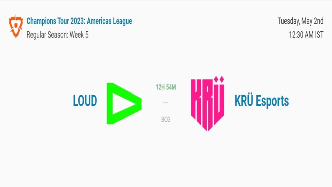 Valorant Americas Match-Up: KRU vs. LOUD; Where to Watch, Predictions ...